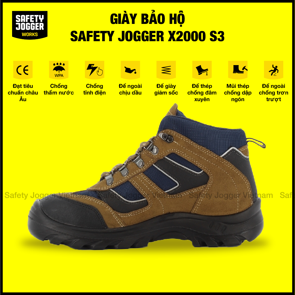 Giày bảo hộ Jogger X2000 - Safety Jogger VietNam