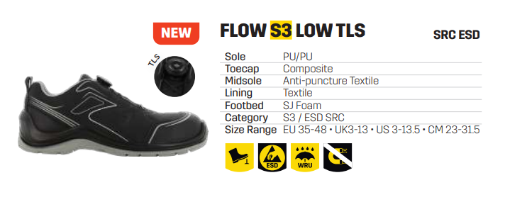 Giày Jogger Flow S3 LOW TLS - Safety Jogger VietNam